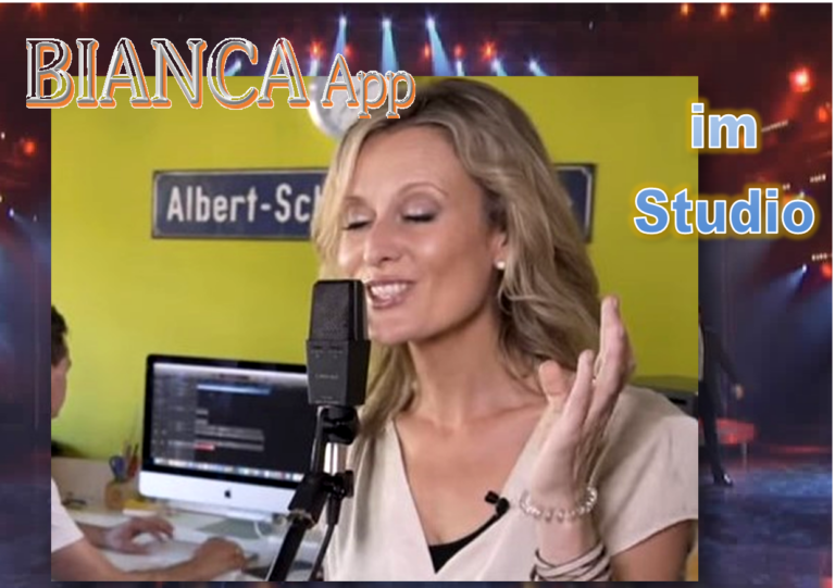 BIANCA App - Sängerin , Moderatorin